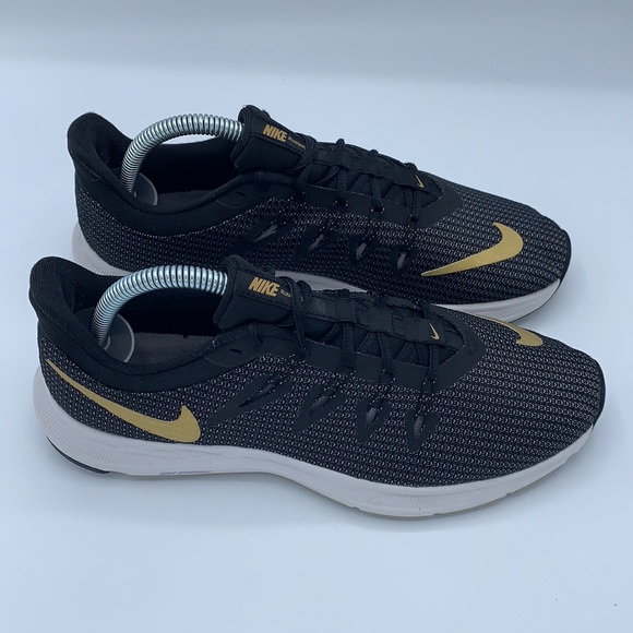 Nike | Shoes | Nike Running Black Gold Running Shoe | Poshmark